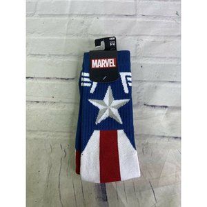 Marvel | Underwear & Socks | Marvel Captain America Logo Mens Crew ...